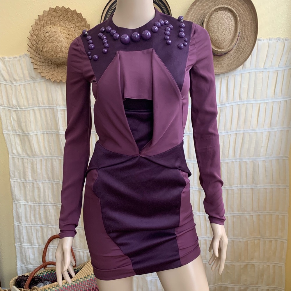 Designer Emilio De La Morena Futuristic Dress - Gem